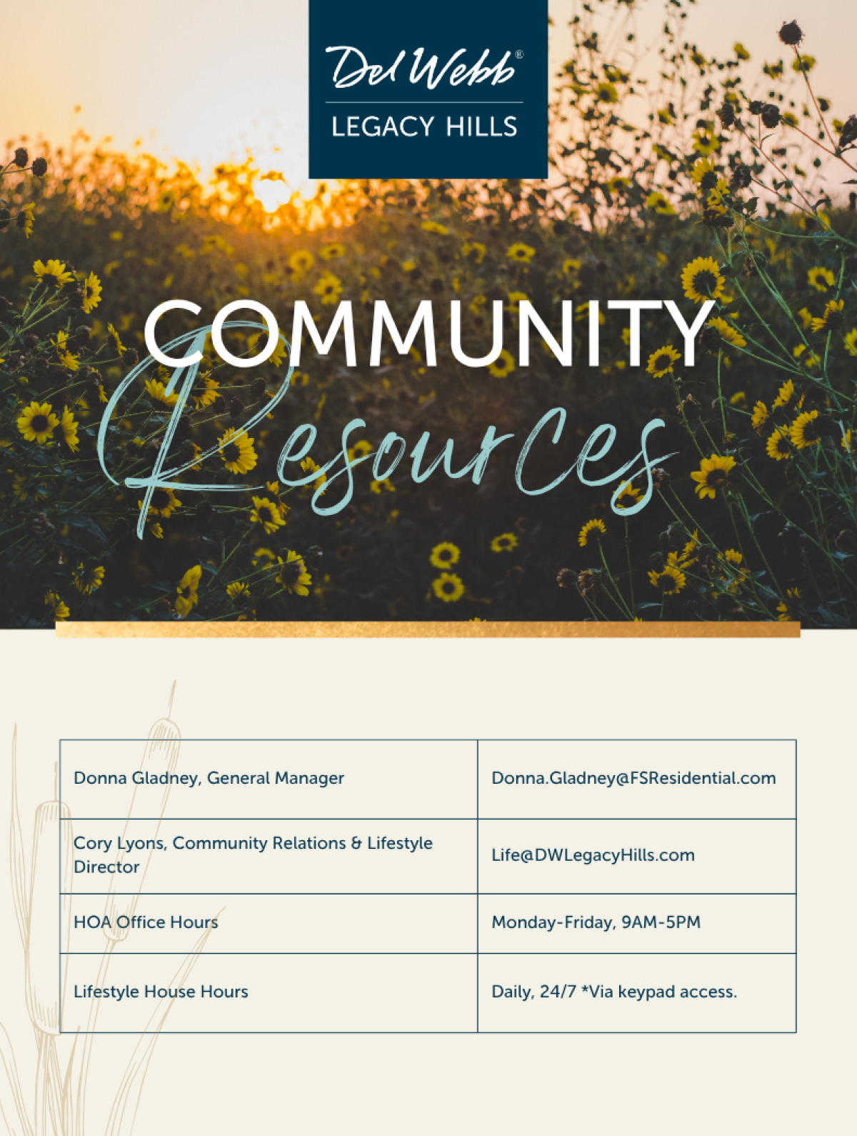 Del Webb at Legacy Hills | September 2025 Newsletter